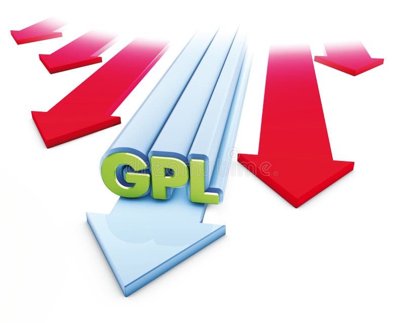 Gas arrows stock illustration. Illustration of hybrid - 18018931