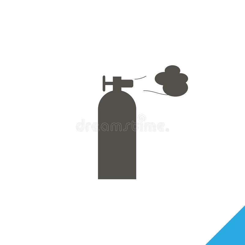 Gas Balloon Simple Icon. Gas Balloon Isolated Icon Stock Vector ...