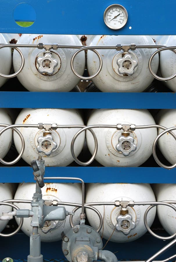 Gas Bank stock photo. Image of bottle, industry, regulator - 33983474