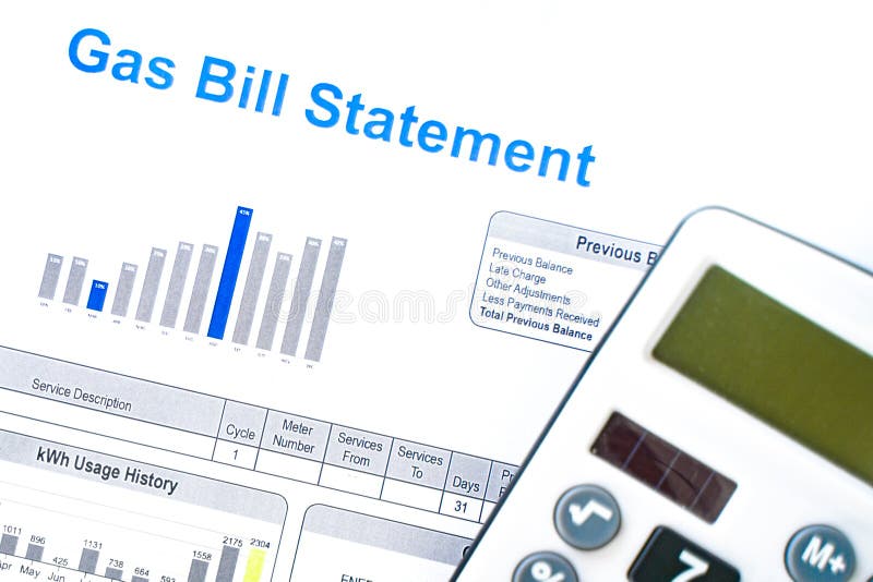 Bill Statement Closeup stock image. Image of bank, balance - 10811919