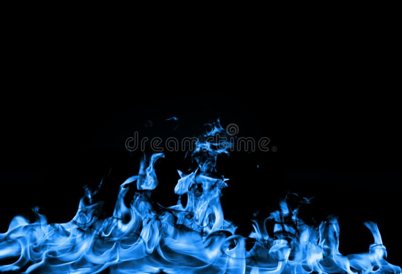 Blue fire flames frame stock image. Image of detail, flame - 49856835