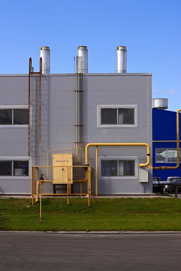 Gas boiler stock photo. Image of windows, roof, automatic - 22989452