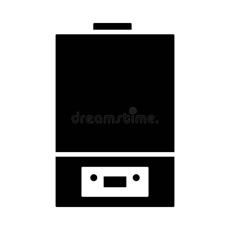 Gas Boiler Icon stock vector. Illustration of household - 228958530