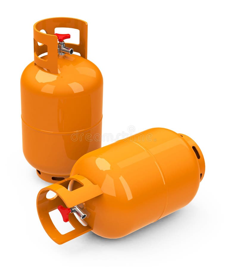 The gas bottles stock illustration. Illustration of container - 48777879