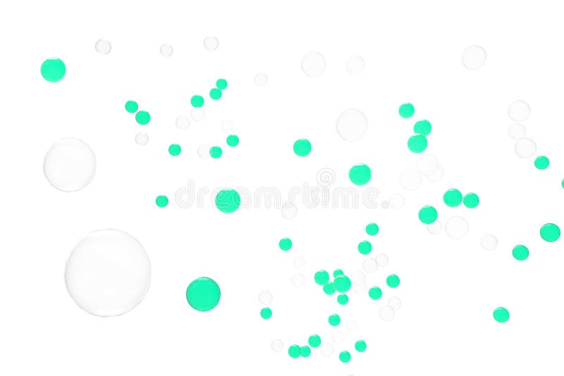 Gas Bubbles Green and Isolated Backgrounds Stock Illustration ...
