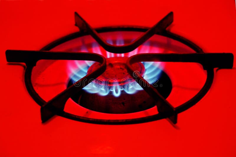 Gas burner stock photo. Image of fire, burner, flaming, heat - 93878