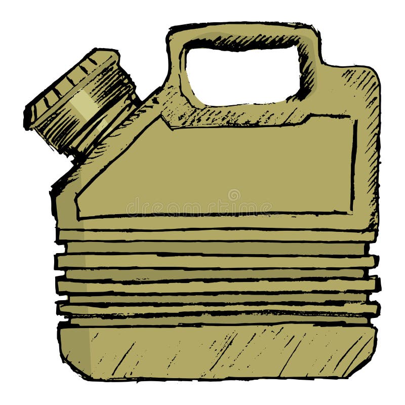 Gas can, image stock vector. Illustration of container - 28662285