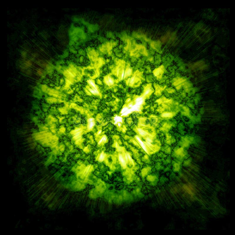 Gas cloud explosion stock illustration. Illustration of fume - 14168840