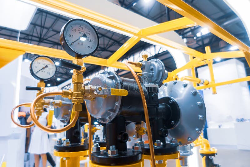 Gas Control Point. Device for Maintaining Gas Pressure and Automatic ...