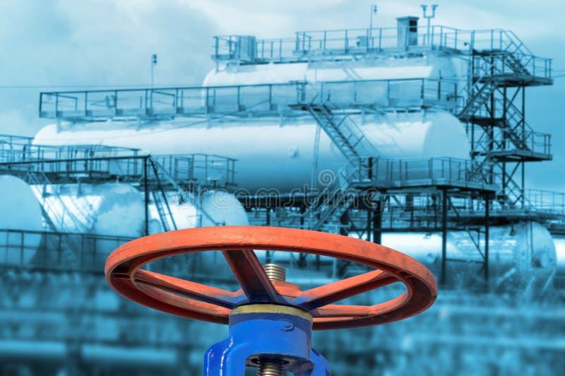 Gas control valve stock photo. Image of containers, fuel - 58985266