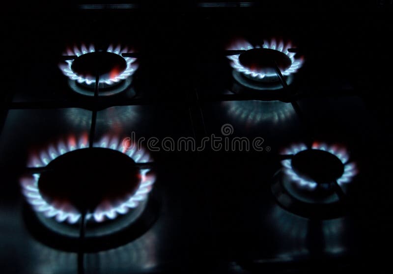 Gas cook stock photo. Image of colours, burning, industry - 364266