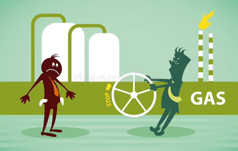 Gas crisis stock vector. Illustration of power, gate - 45695563