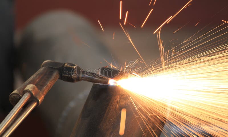 Gas Cutting stock image. Image of cutting, glasses, pipe - 49205955