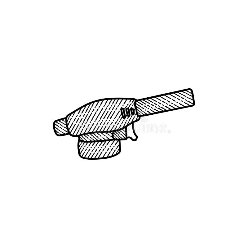 Gas Cylinder Burner Line Art Illustration Creative Design Stock ...