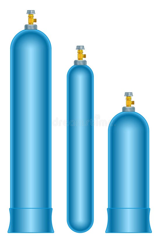 Gas cylinder illustration stock vector. Illustration of vector - 274796965