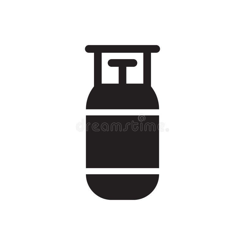 Gas cylinder tank icon stock vector. Illustration of liquid - 361568512