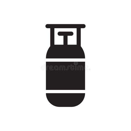 Gas cylinder tank icon stock vector. Illustration of liquid - 361568512