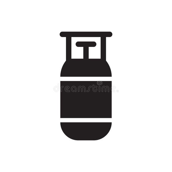 Gas cylinder tank icon stock vector. Illustration of liquid - 361568512
