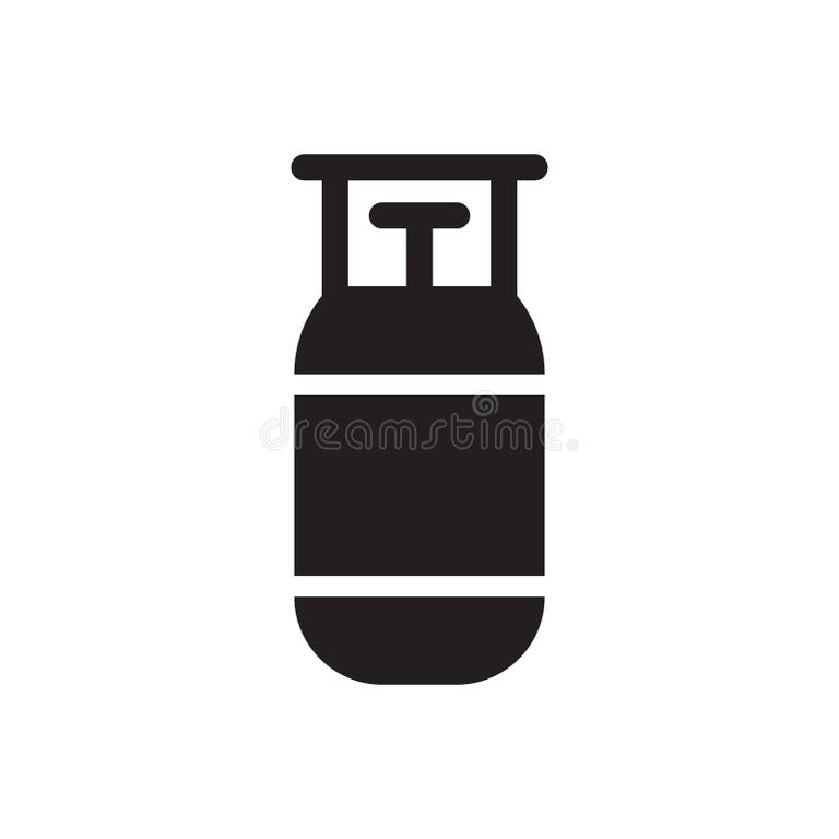 Gas cylinder tank icon stock vector. Illustration of liquid - 361568512