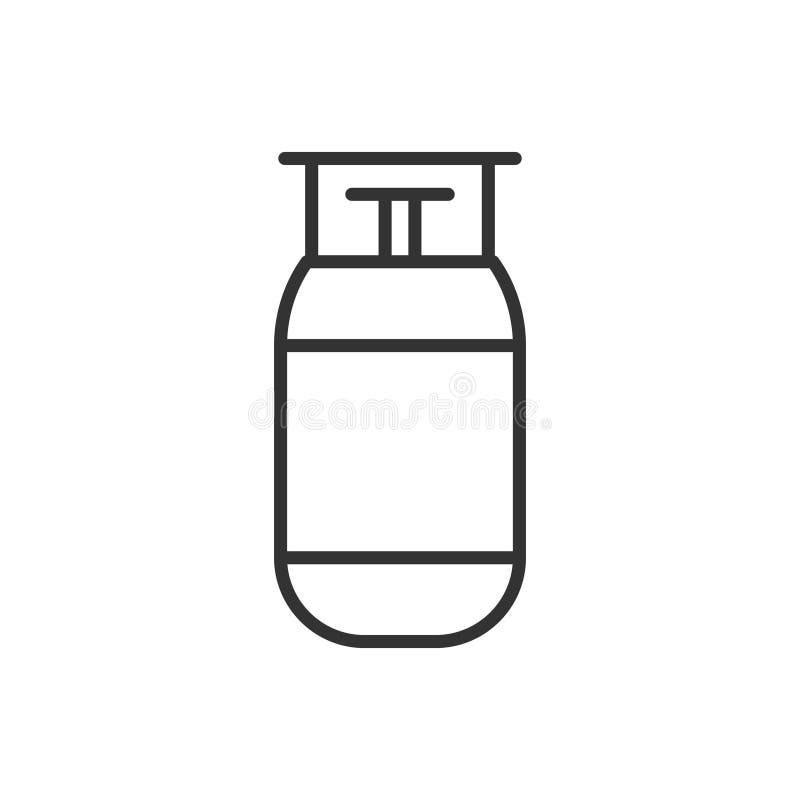Gas cylinder tank icon stock vector. Illustration of tank - 391305116