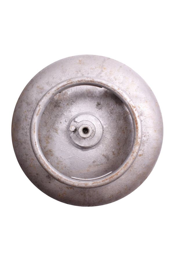 Gas cylinder top view stock image. Image of propane, residential - 35694099
