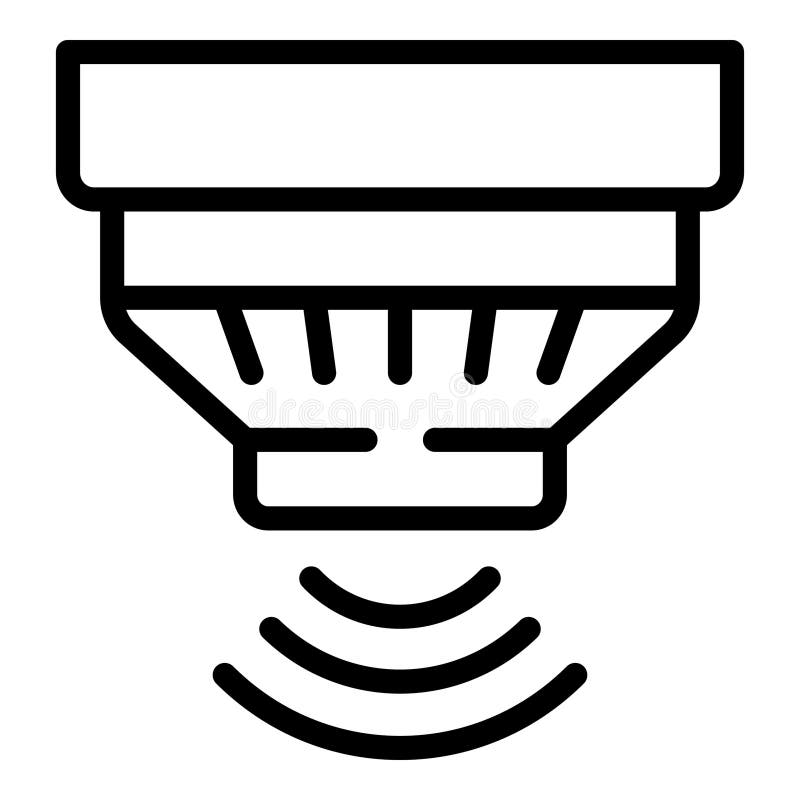 Gas Detector Meter Icon Outline Vector. Toxic Home Leak Stock Vector ...