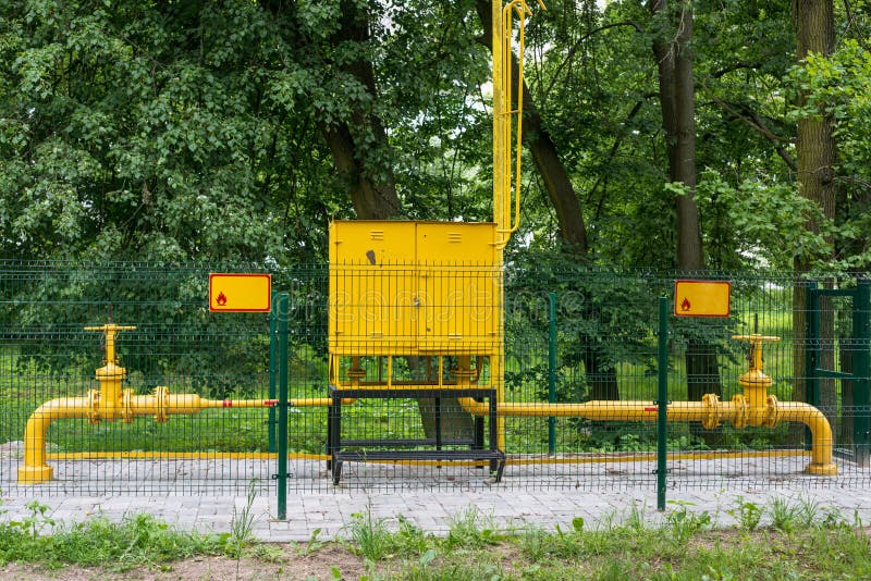 Gas distribution point stock photo. Image of resources - 69709794