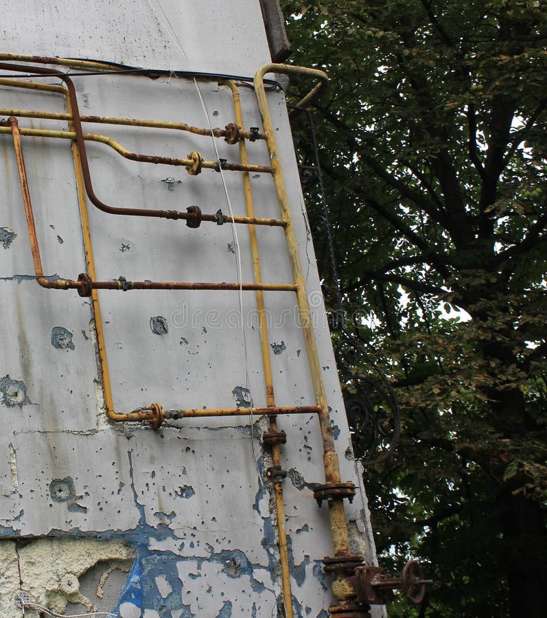 Gas distribution system stock photo. Image of distribution - 285245664