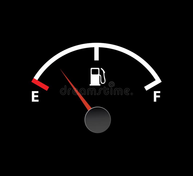 Fuel Meter Showing Empty Petrol Tank Stock Illustrations – 66 Fuel ...