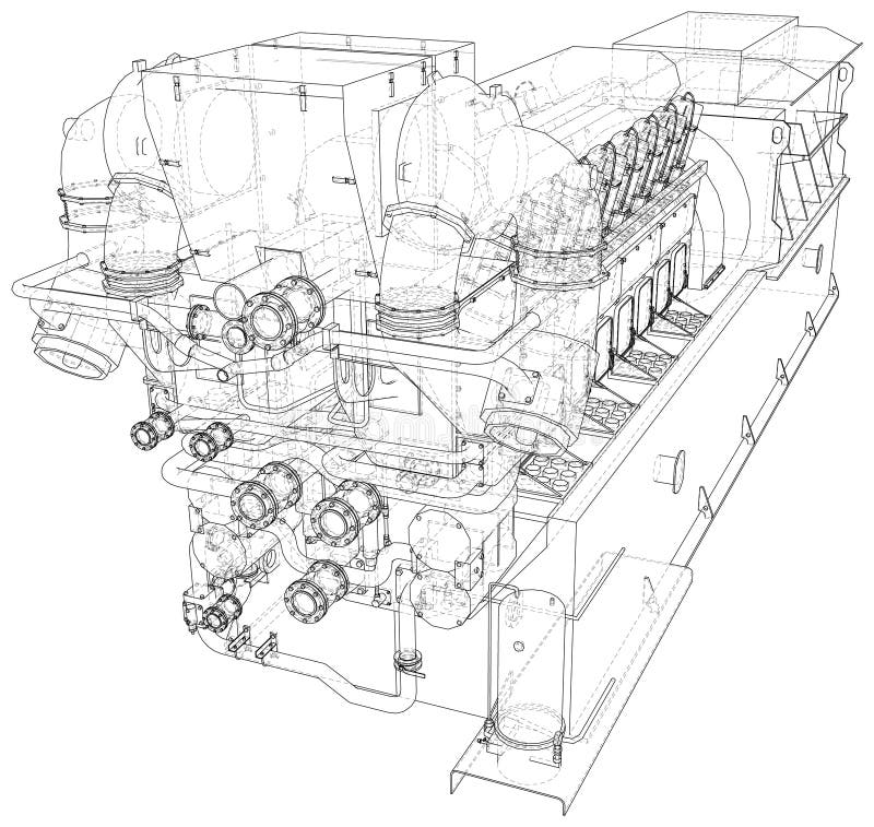 Gas-engine. Gas Engine is an Internal Combustion Engine Which Runs on a ...