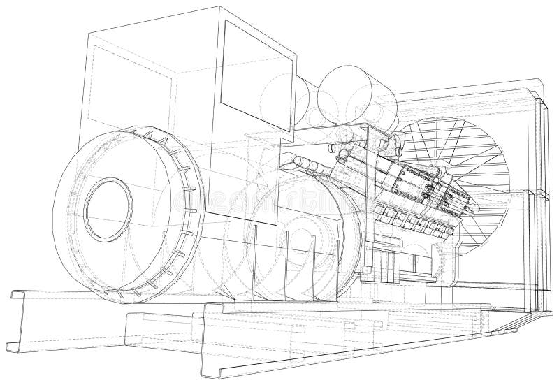 Gas-engine. Gas Engine Is An Internal Combustion Engine Which Runs On A ...