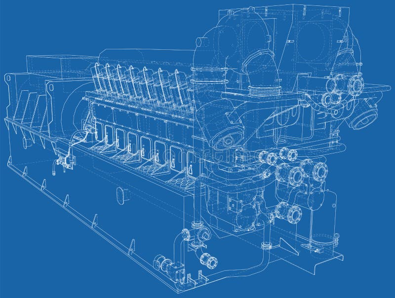 Gas-engine. Gas Engine is an Internal Combustion Engine Which Runs on a ...