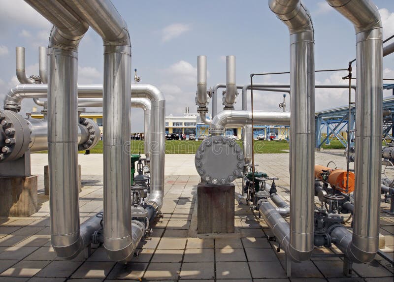 Pipeline equipment stock photo. Image of details, fuel - 11332946
