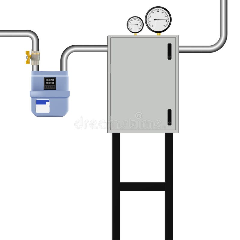 Gas Equipment. Pipeline.gas Pipeline Vector Graphics Stock Vector ...
