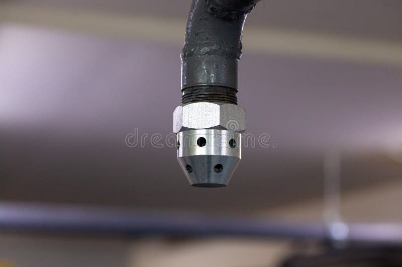 Gas Extinguishing Pipeline Nozzle and Smoke Detector for Fire ...