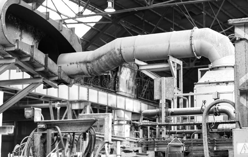 Gas extraction system stock photo. Image of steel, electrical - 123509832