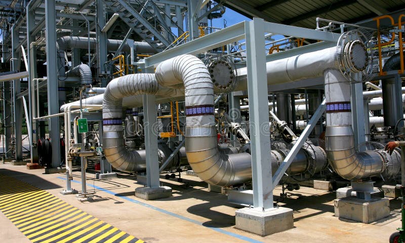 Gas distribution facility stock photo. Image of plant, energy - 979054