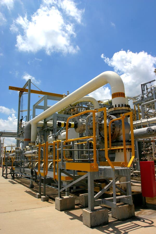 Gas factory stock image. Image of installation, industrial - 2675857