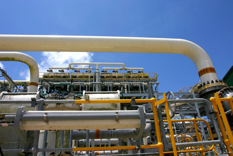 Gas factory stock image. Image of installation, industrial - 2675857