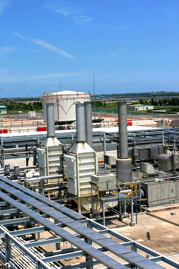 Gas factory stock image. Image of factory, pipes, atmosphere - 2676103