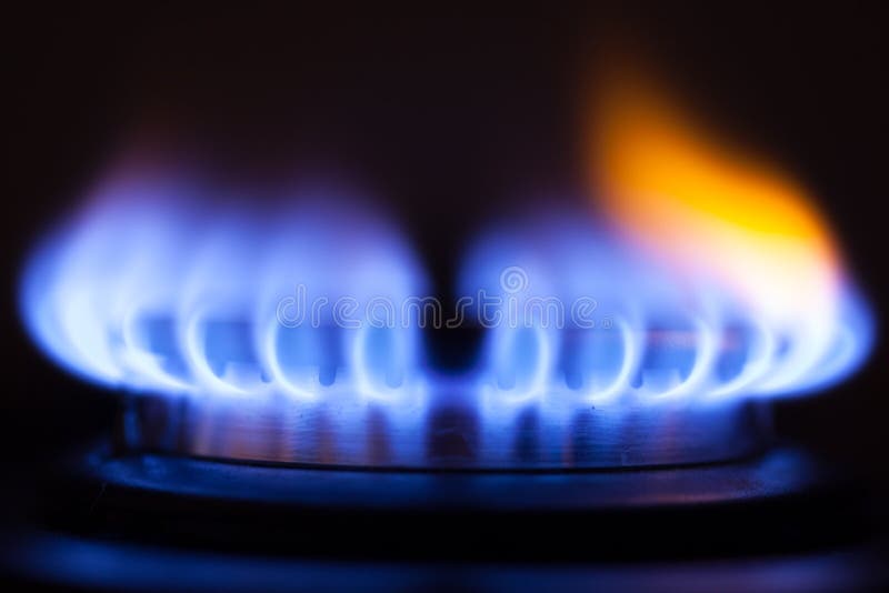 Gas flame stock photo. Image of oven, macro, fire, fossil - 27081290