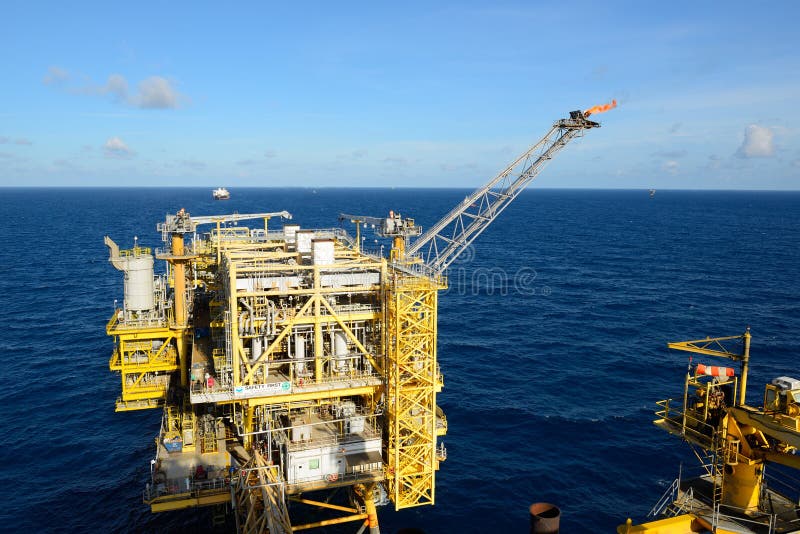 Offshore Platform stock photo. Image of lifting, lift - 3066356