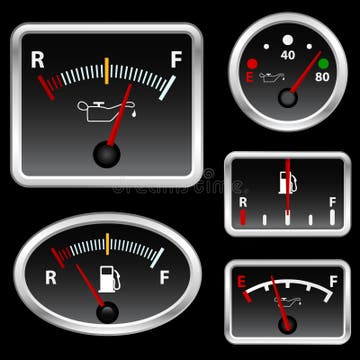 Gas full set vector stock vector. Illustration of dial - 7160896