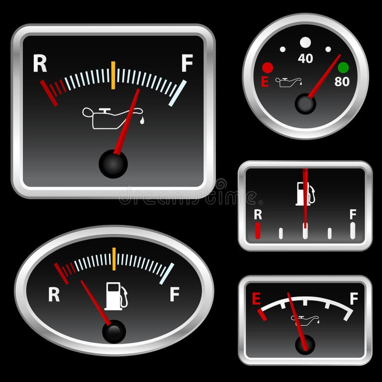 Gas full set vector stock vector. Illustration of dial - 7160896