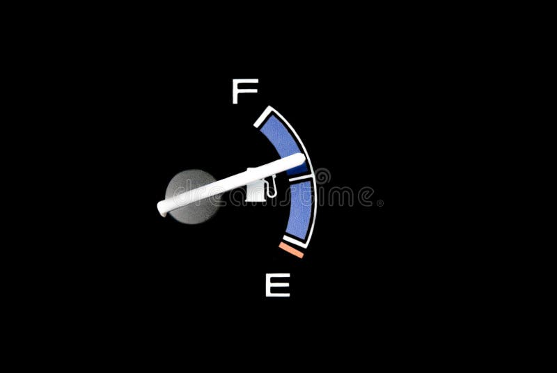 Gas gauge stock image. Image of dial, lights, close, automobile - 1139825