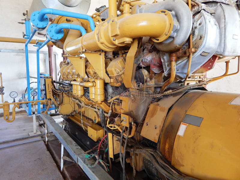 Gas generator. stock image. Image of current, supply - 74371317