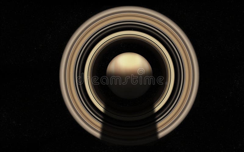 Gas giant view stock illustration. Illustration of ring - 51445182