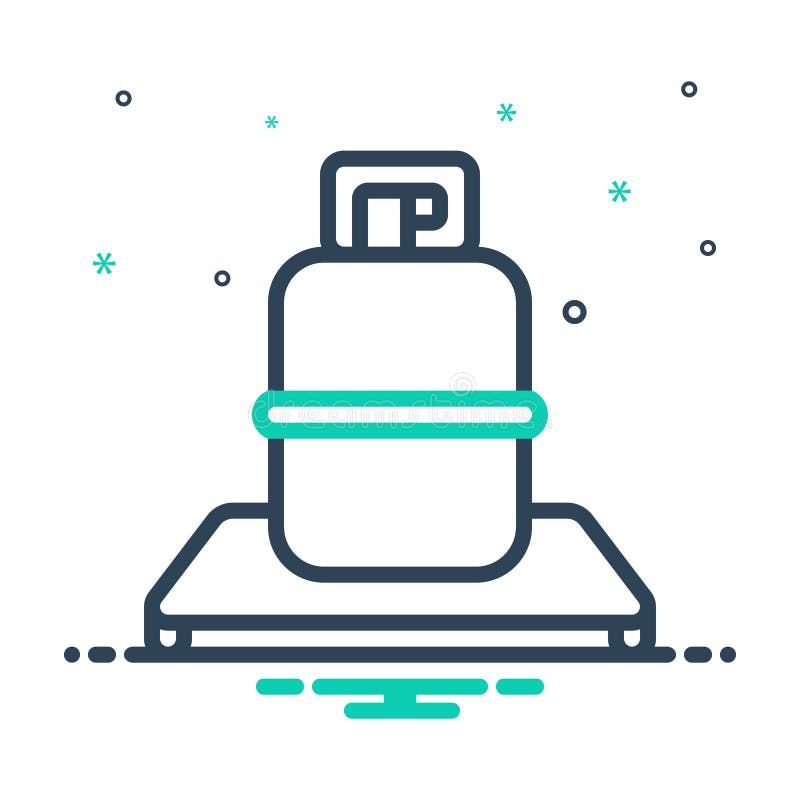 Mix Icon for Gas, Fuel and Liquid Stock Vector - Illustration of vector ...