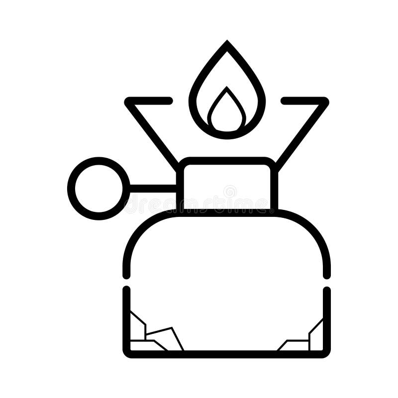 Natural Gas Tank Icon Vector Stock Illustration - Illustration of fuel ...