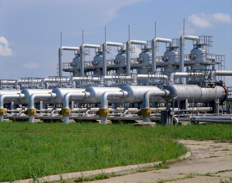 Oil and Natural Gas Industry Stock Image - Image of plant, heat: 9540949